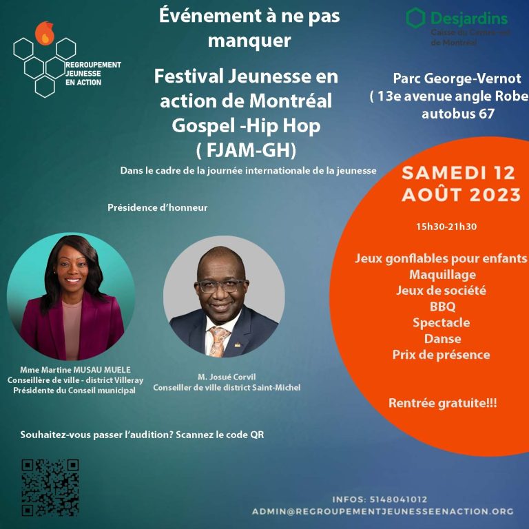 2ième édition- Gala intergénérationnel hommage aux ainés – Regroupement Jeunesse en Action